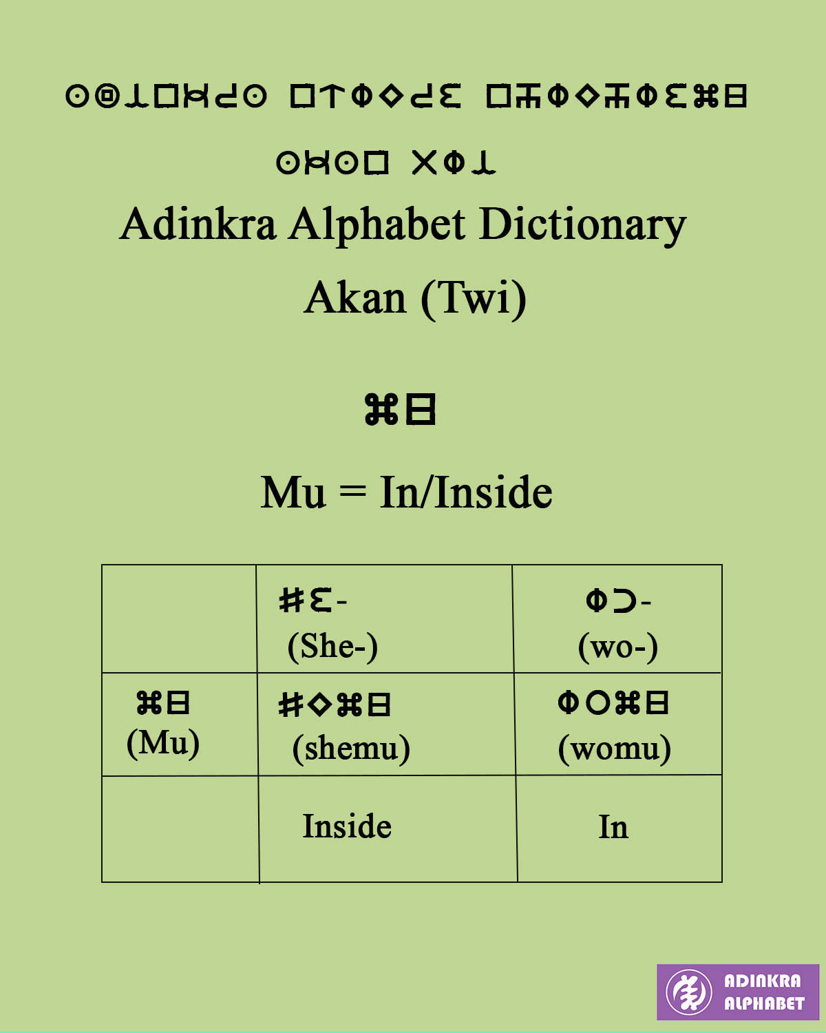 mu – Akan (Twi) Dictionary